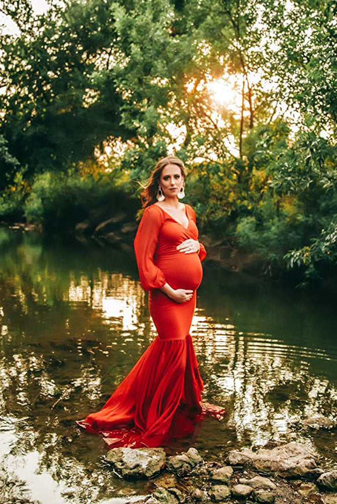 Kimi Tulle Mermaid Maternity Dress